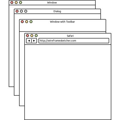 Mockups Gallery - Stencils, Templates, Icons - WireframeSketcher